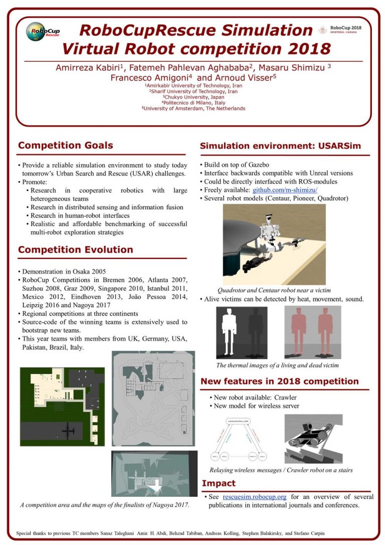 Rescue Simulation Virtual Robot Competition – RoboCup Rescue Simulation